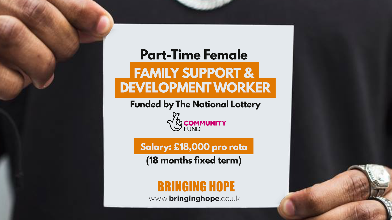 Part Time Female Family Support and Development Worker- Funded by The ...